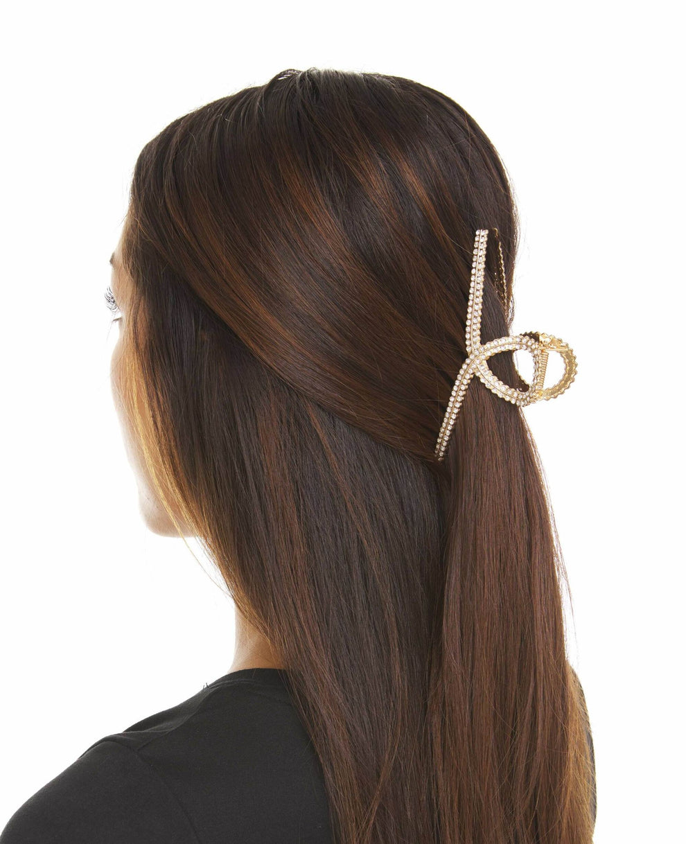 Allure Rhinestone Loop Jaw Clip – Allure Style Accessories
